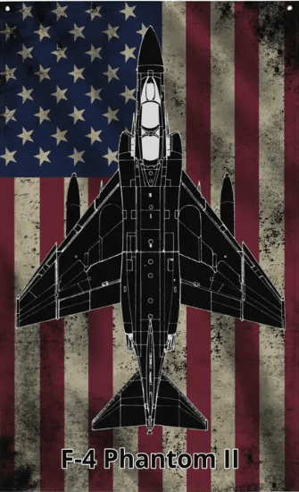 F-4 Phantom II U.S. Flag (Basic flag) - Custom Flag Nation