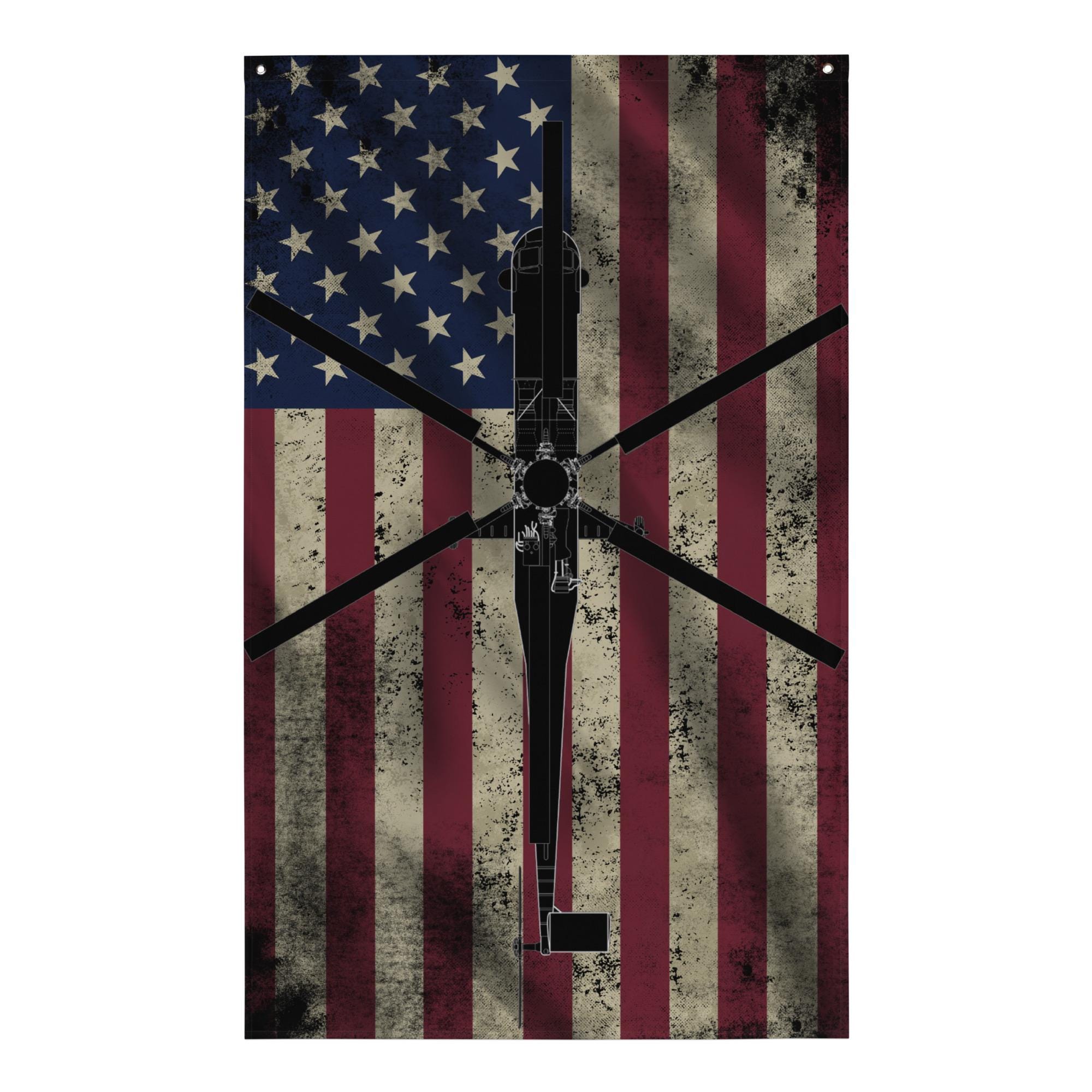 SK-64 Skycrane Helicopter (Basic Flag) - Custom Flag Nation
