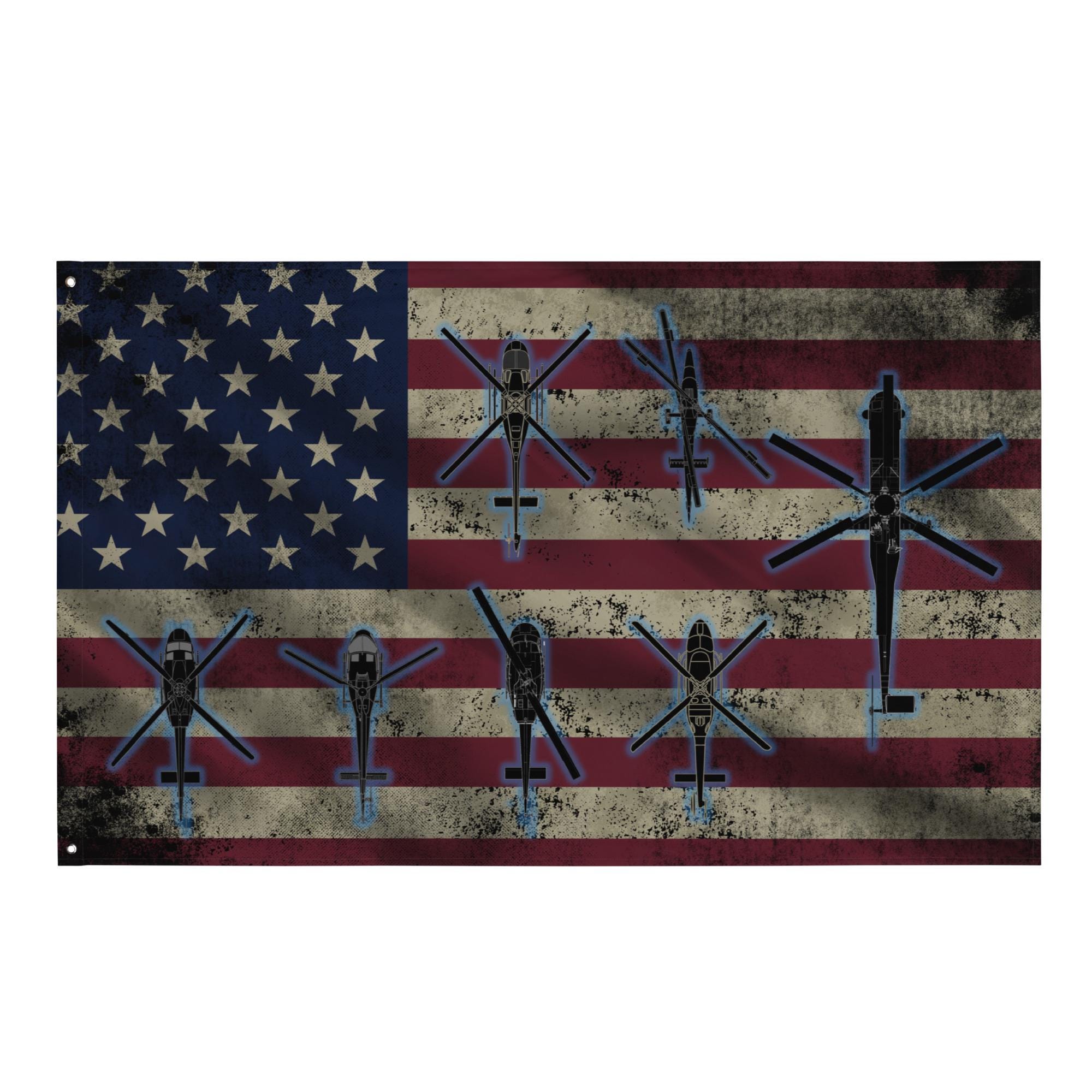Helicopter Fleet Wall Flag - Custom Flag Nation