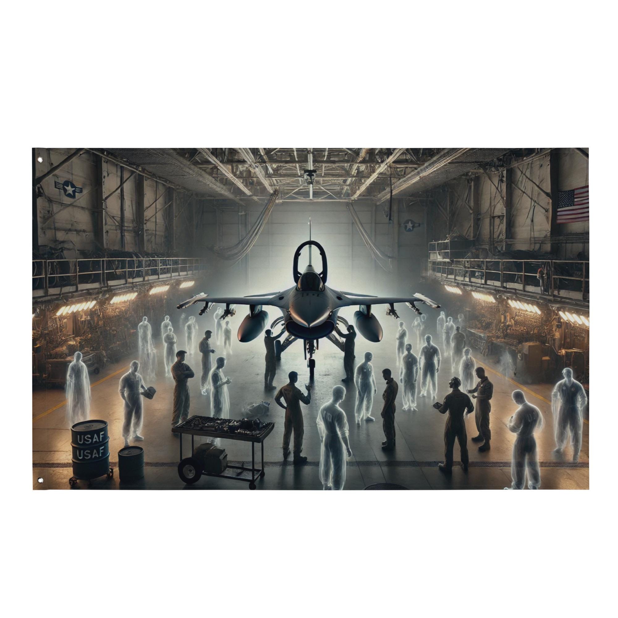 F-16 Maintenance Heritage Flag - Custom Flag Nation