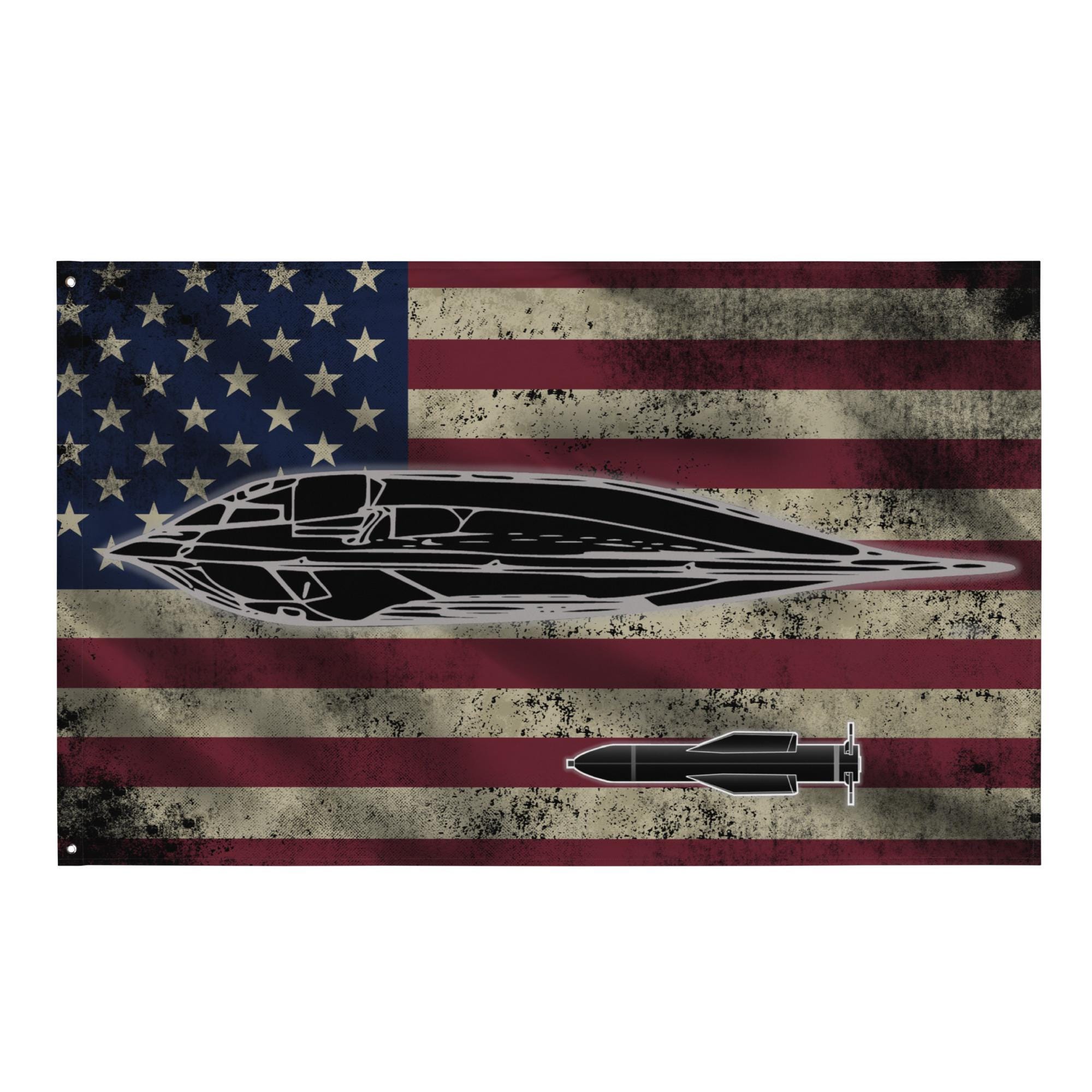 B-2 Bomber GBU-57 Bunker Buster Flag B-2 Spirit Stealth Bomber Flag ...